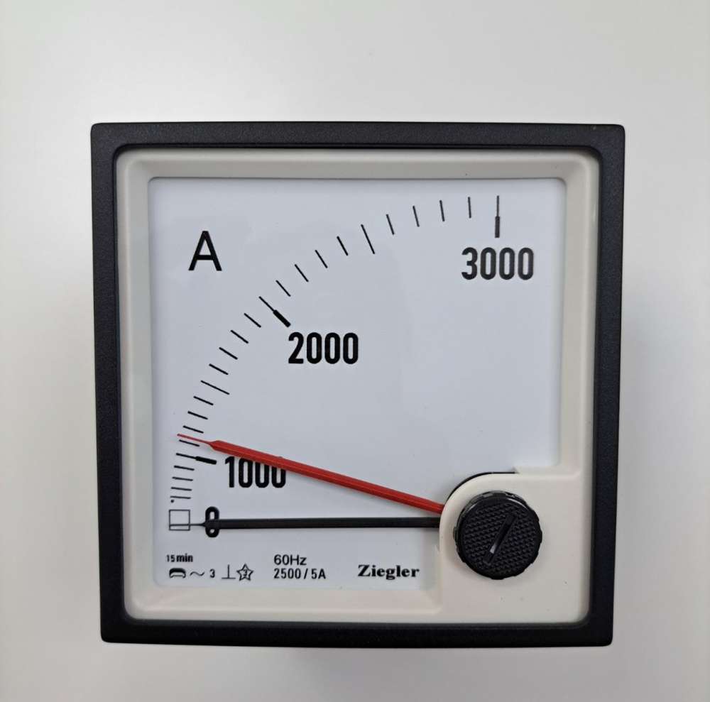 Buy ZIEGLER, MAXIMUM DEMAND METER, 96x96mm, 2000/5A, CLASS 3, IP40 ...