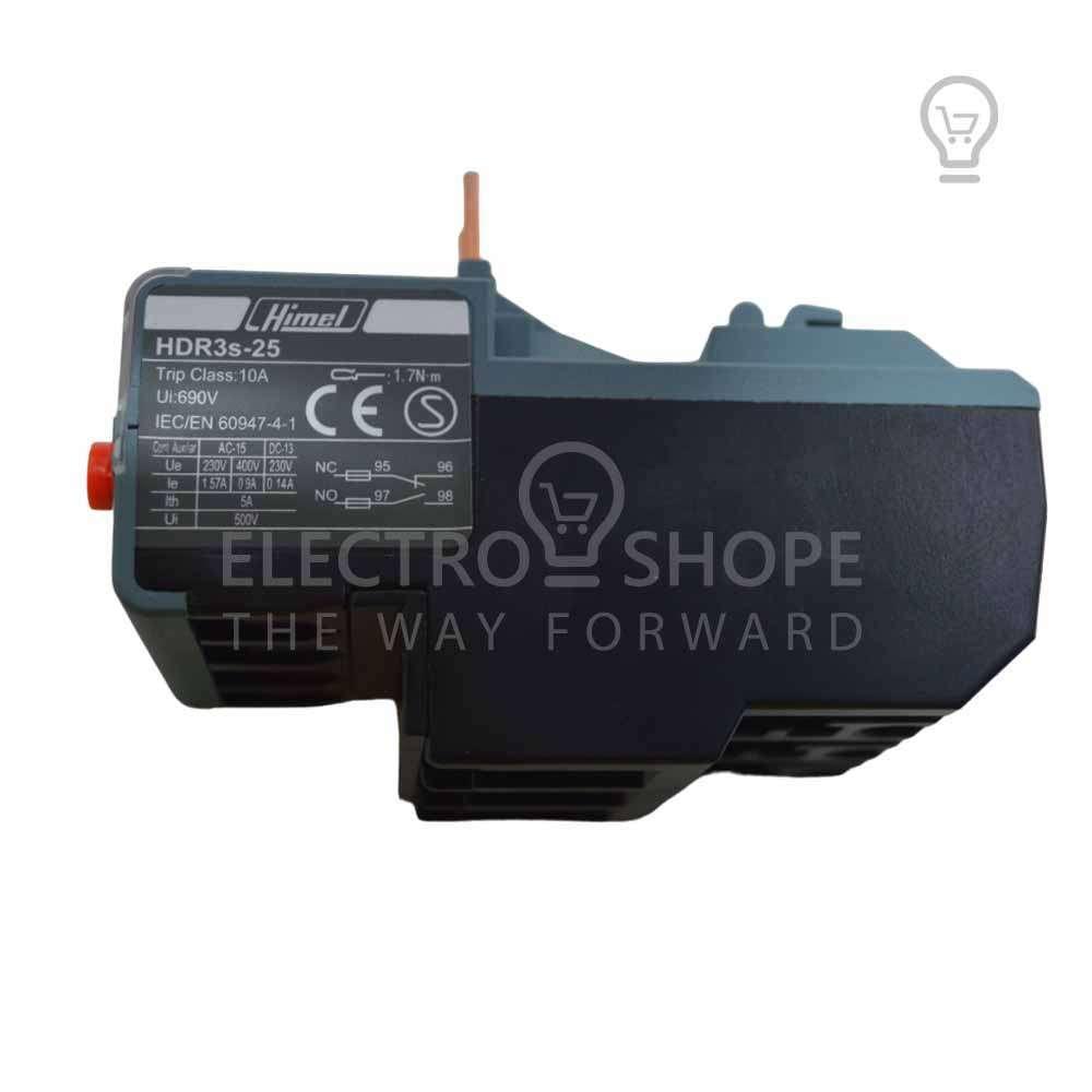 Buy HIMEL, THERMAL OVERLOAD RELAY, 3P, 17--25 A, IP 20, HDR3S2525 ...