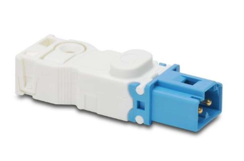 Stego Male connector 24-48V DC blue