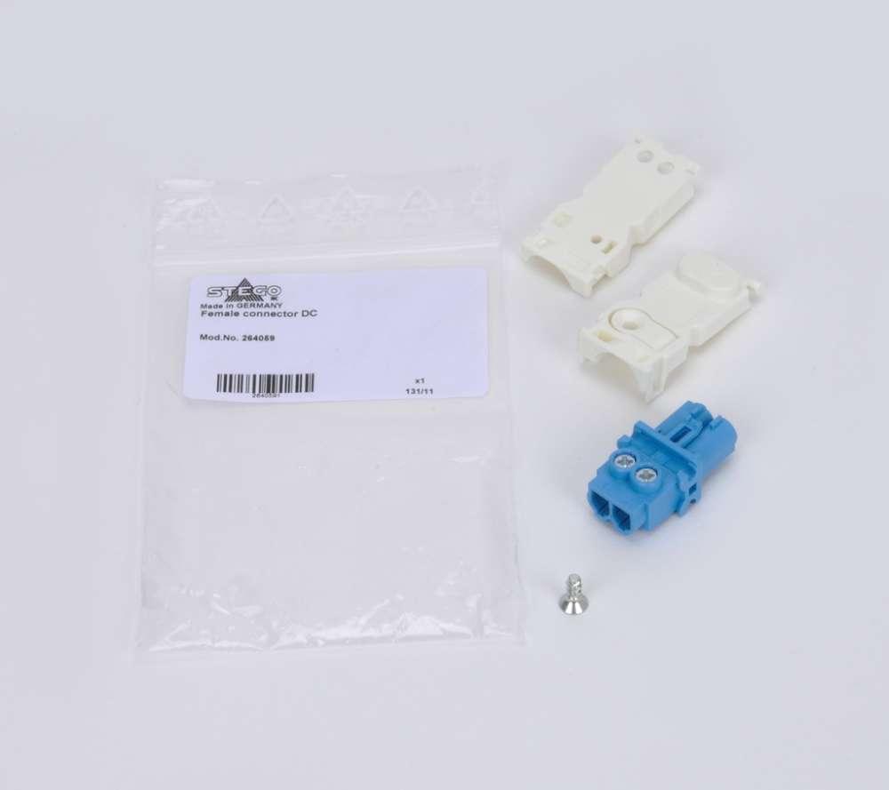 Stego Female connector 24-48V DC